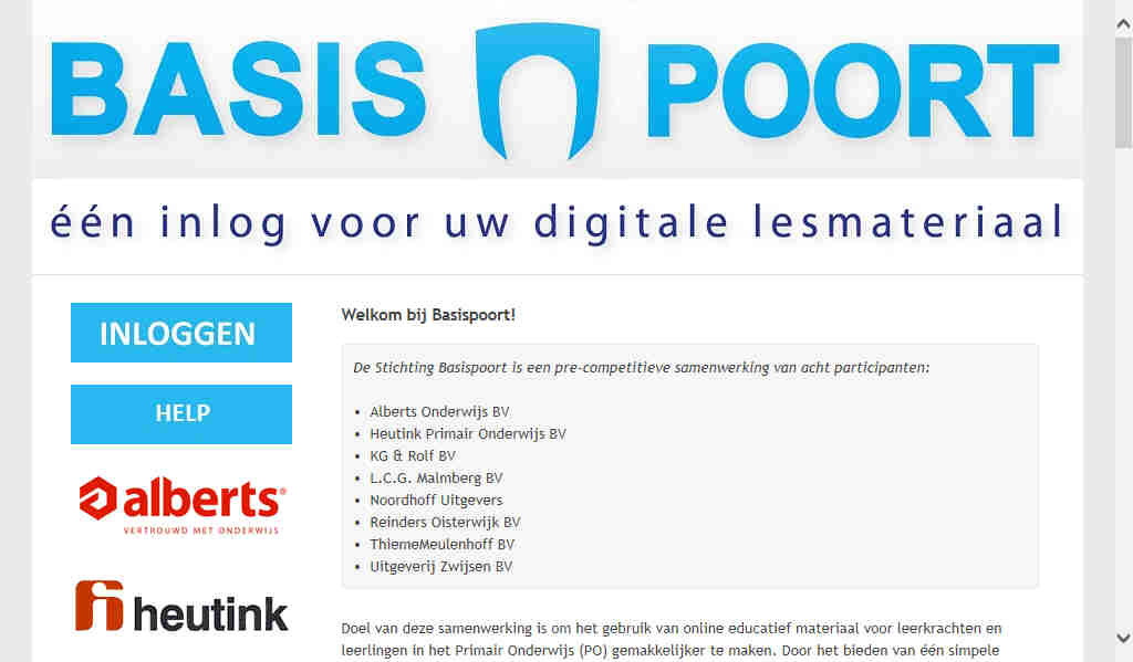 Basispoort Thuis Inlog